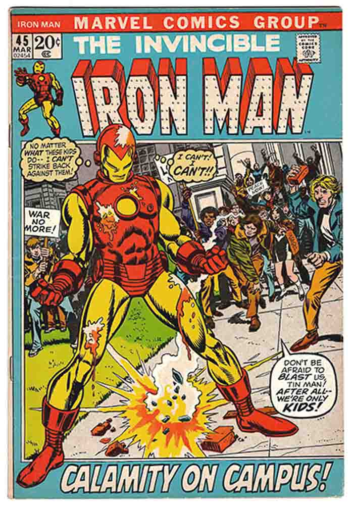 Iron Man #45 FN 1972 Marvel Comics - Pee Wee Comics