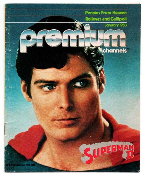 Premium Channels Vintage Promotional Full Color Guide 1983 - Pee Wee Comics